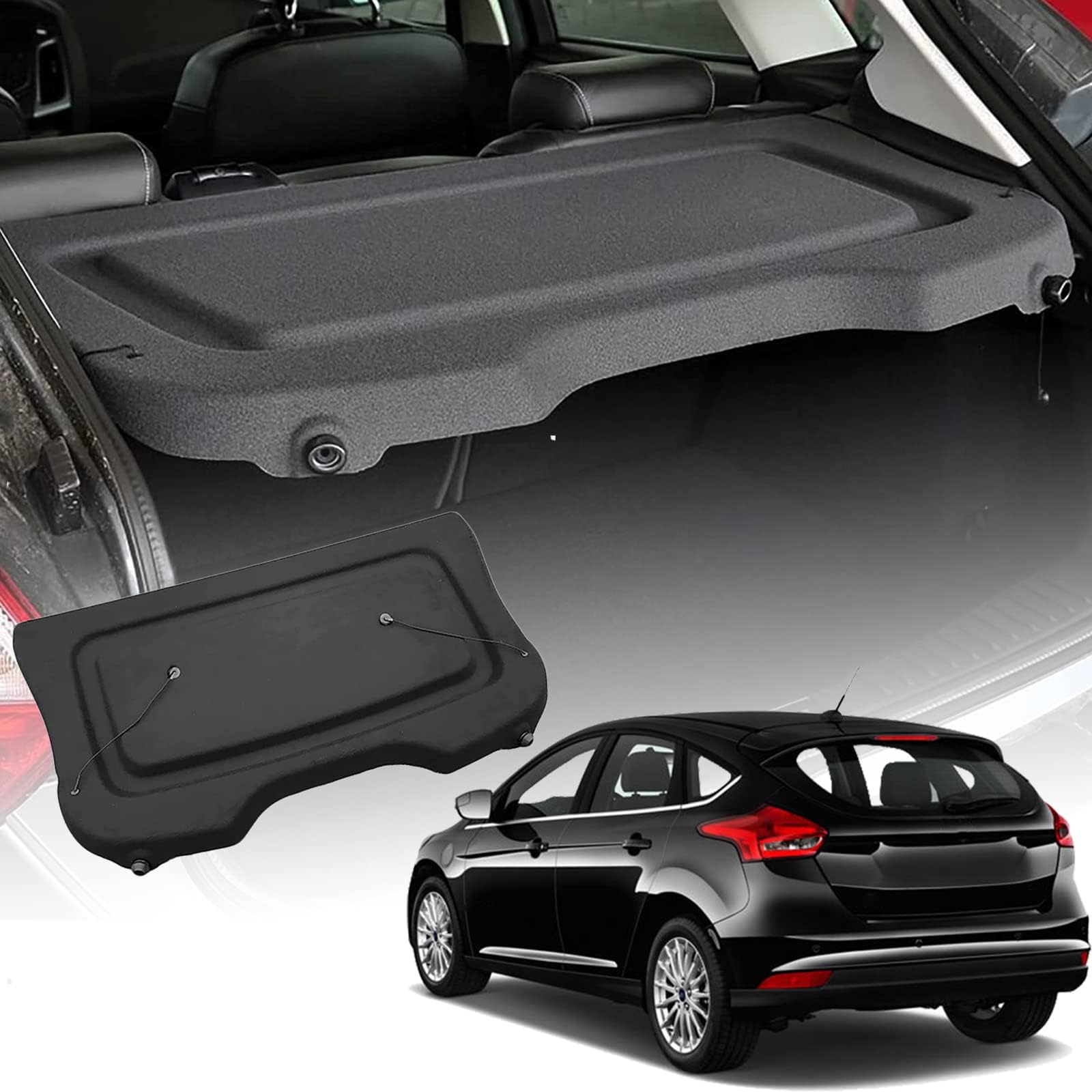 Amazon.com: CARORMOKE Retractable Cargo Cover Compatible with 2015-2023 ...