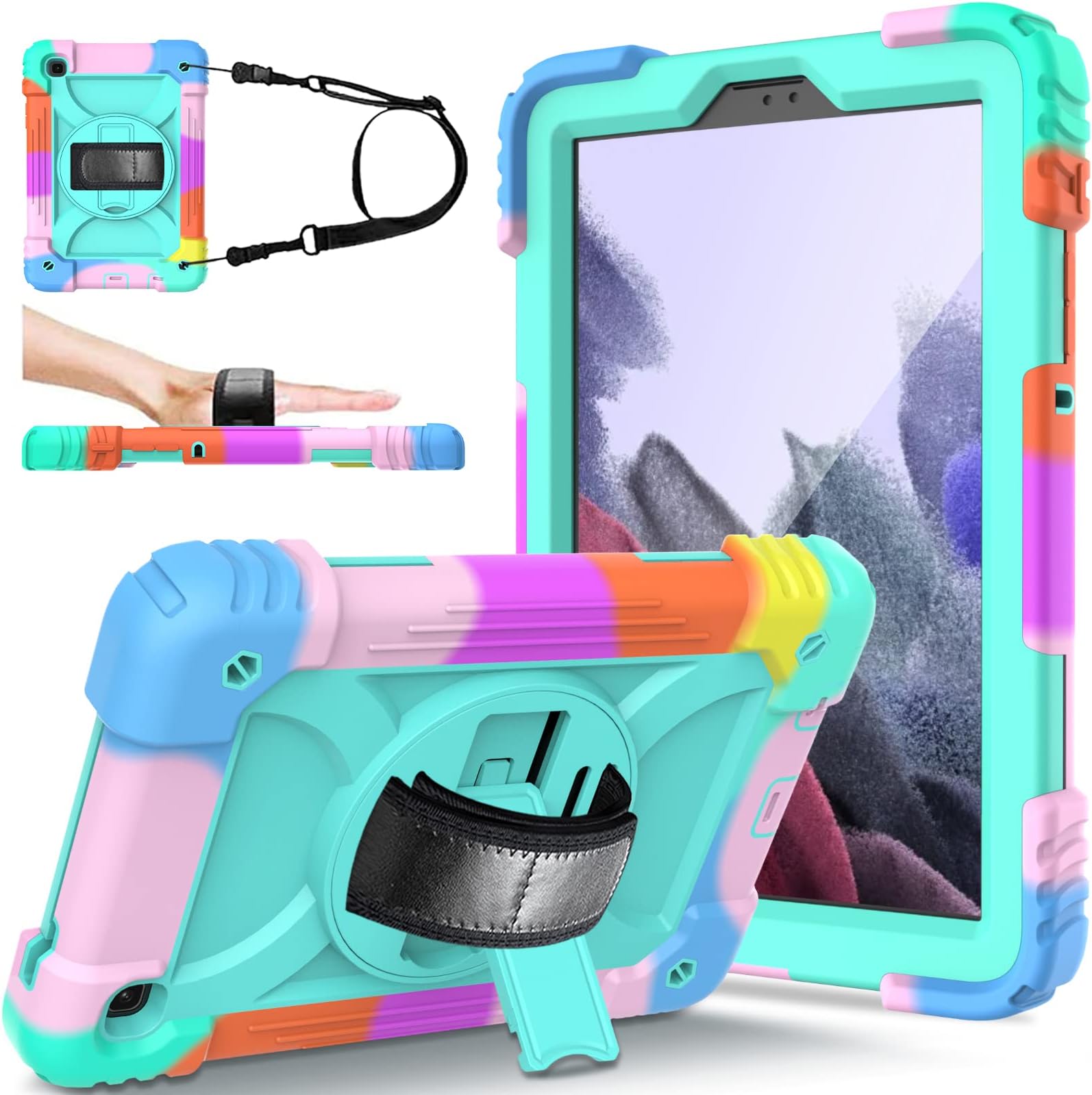 Amazon.com: DETUOSI Case for Samsung Tab A7 Lite 8.7 inch 2021 Release ...