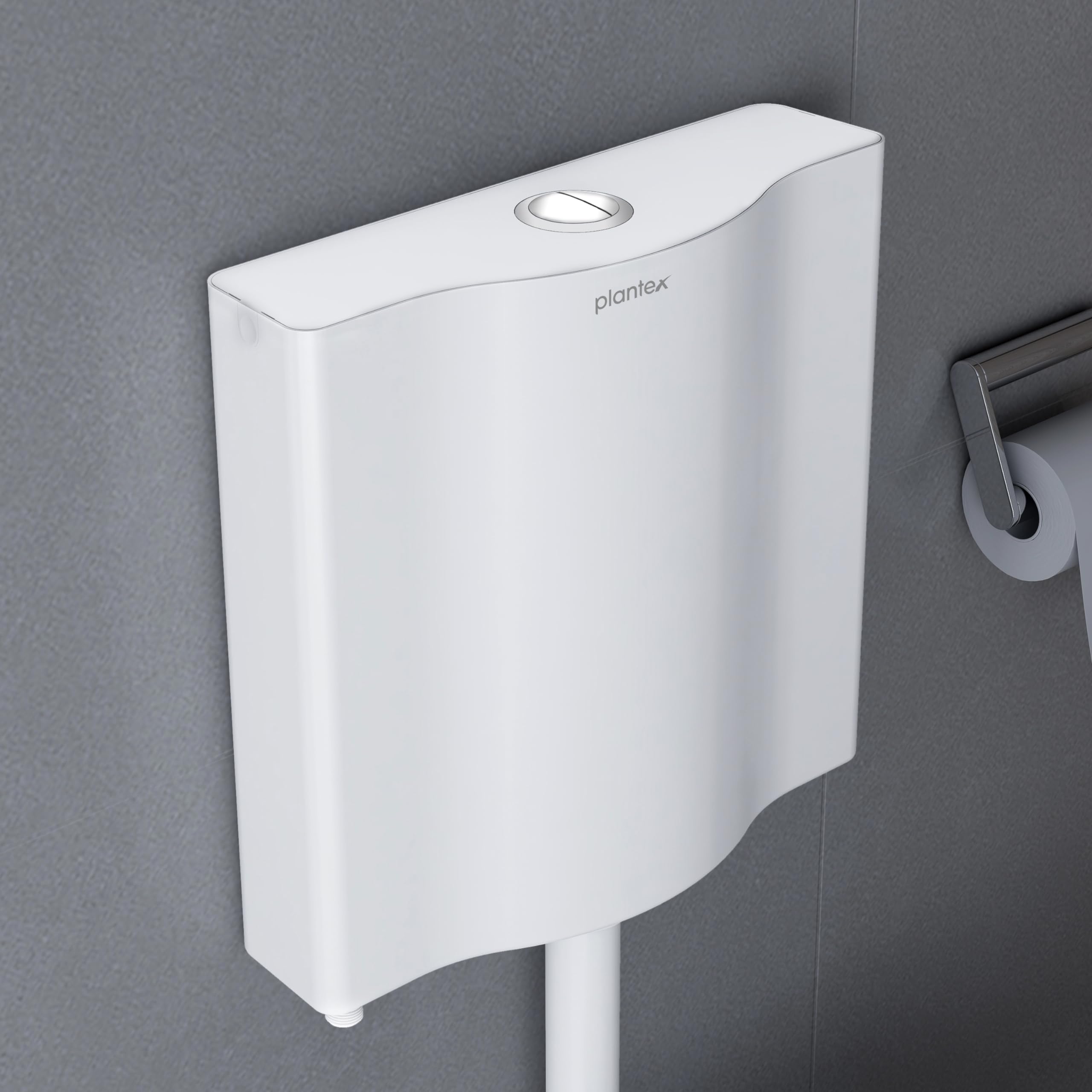 Plantex Flush Tank for Toilet with 8 LTR Water Capacity/Polypropylene ...