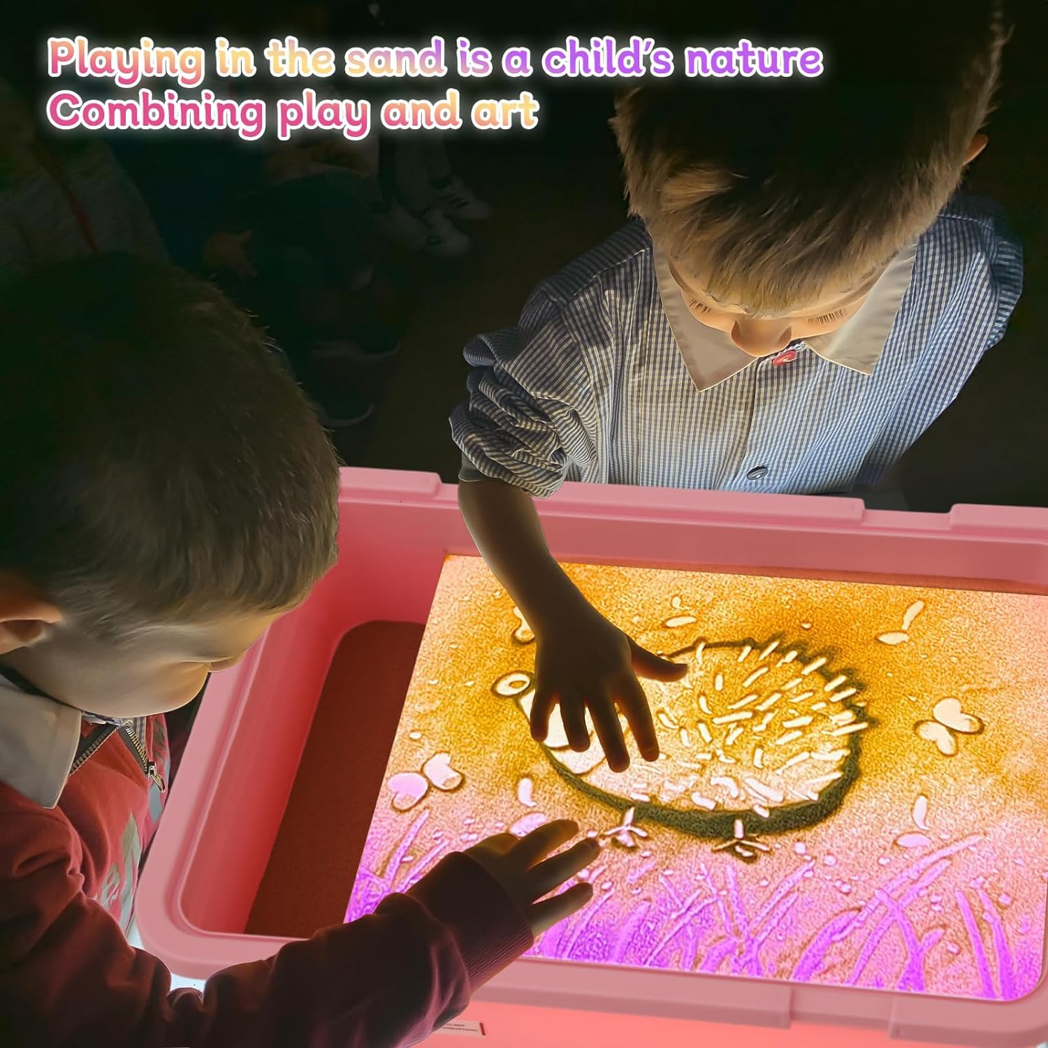 Snapklik.com : Light Table For Kids Sand Painting Light Box Sensory ...
