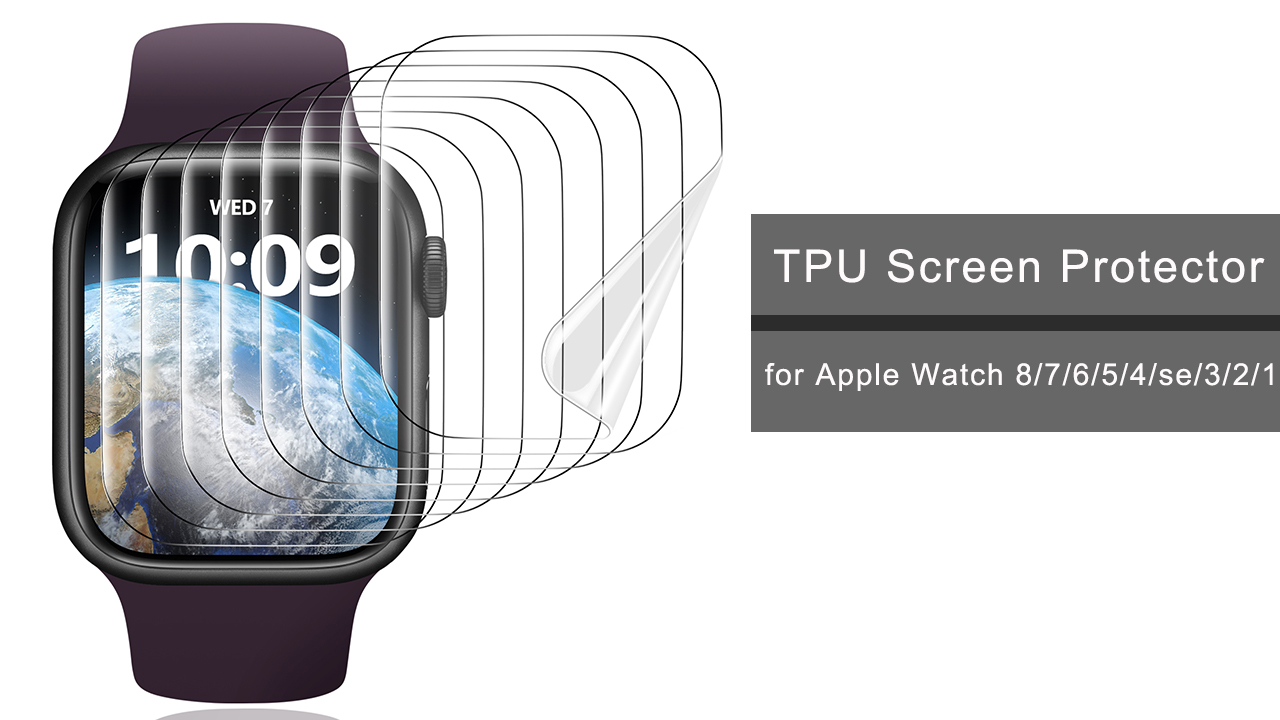 Watch Smartwatch TPU Screen Protector Installation Video on Amazon Live