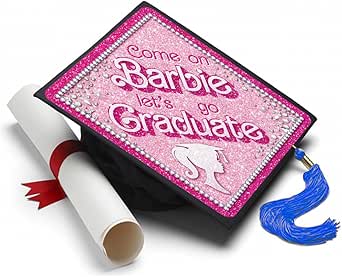 Amazon.com: Tassel Toppers Come on Barbie - Graduation Cap Topper ...