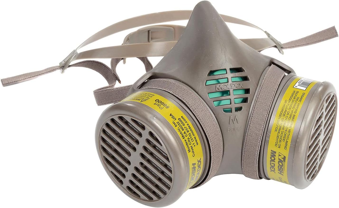Amazon.com: Moldex 8000 Series Assembled Respirators, Medium, Smart ...