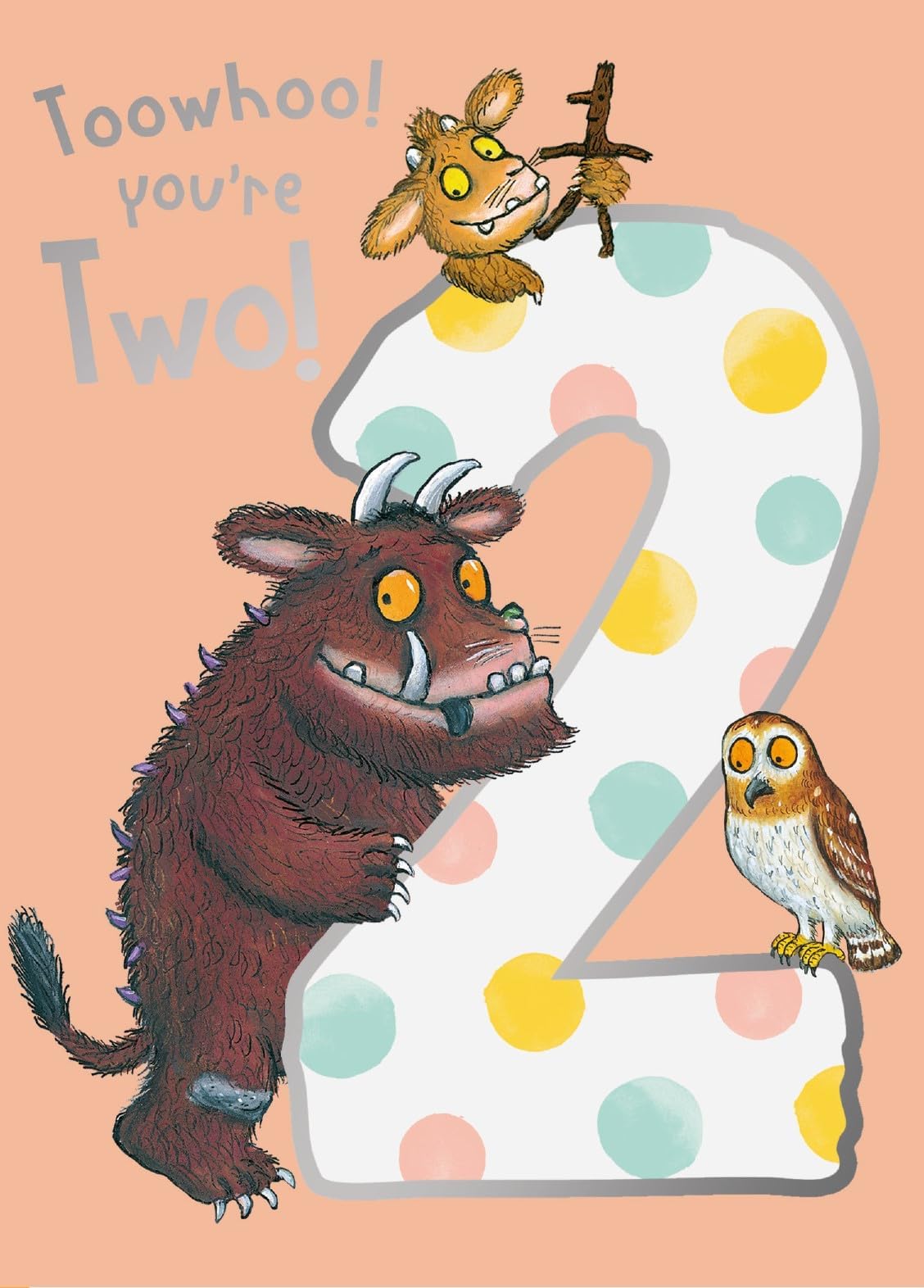 GRUFFALO Official The Age 2 Birthday Card, Climate Pledge Friendly ...