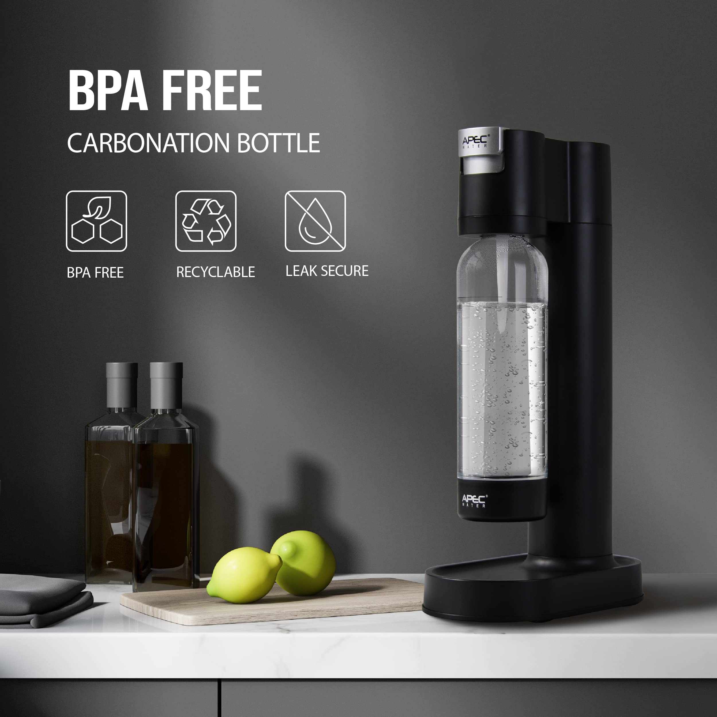 APEC Sparkle Soda Maker APEC Sparkle Home Soda Maker - Make Bubbly ...
