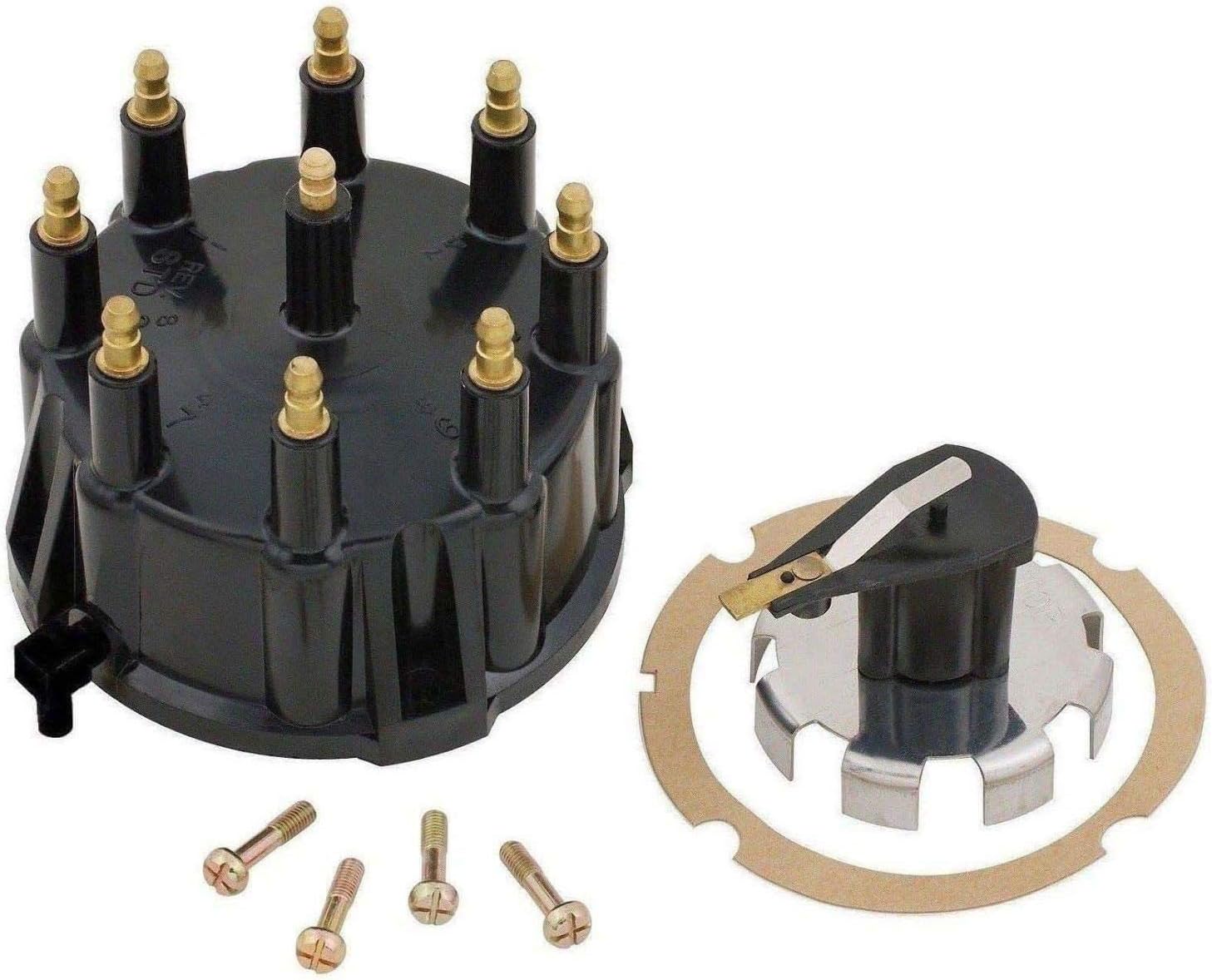 Thunderbolt Distributor Cap and Trigger Wheel Rotor Kit with Gasket and ...