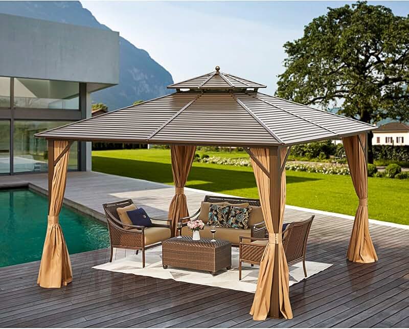 Amazon.com: Gazebos - Gazebos / Canopies, Gazebos & Pergolas: Patio ...