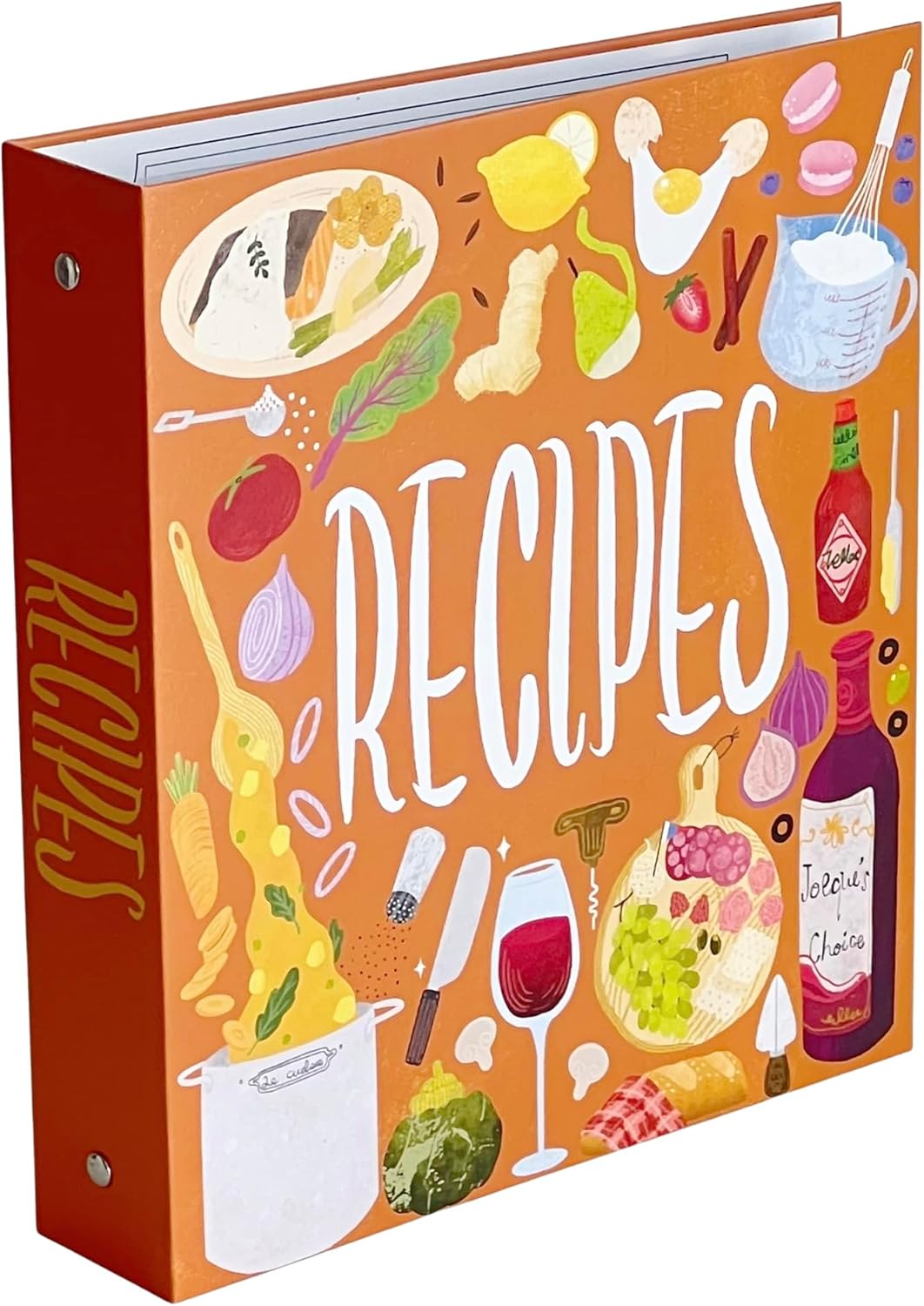 Amazon.com: Recipe Binder with Sheet Protectors, Recipe Book to Write ...