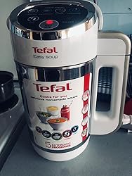 Tefal Easy Soup and Smoothie Maker, 1.2 L Jug, 5 Programs, Smooth ...
