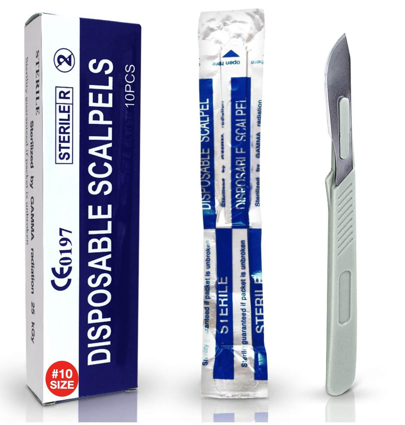 Hello World Universe Disposable Scalpels #10 Sharp Carbon Steel ...