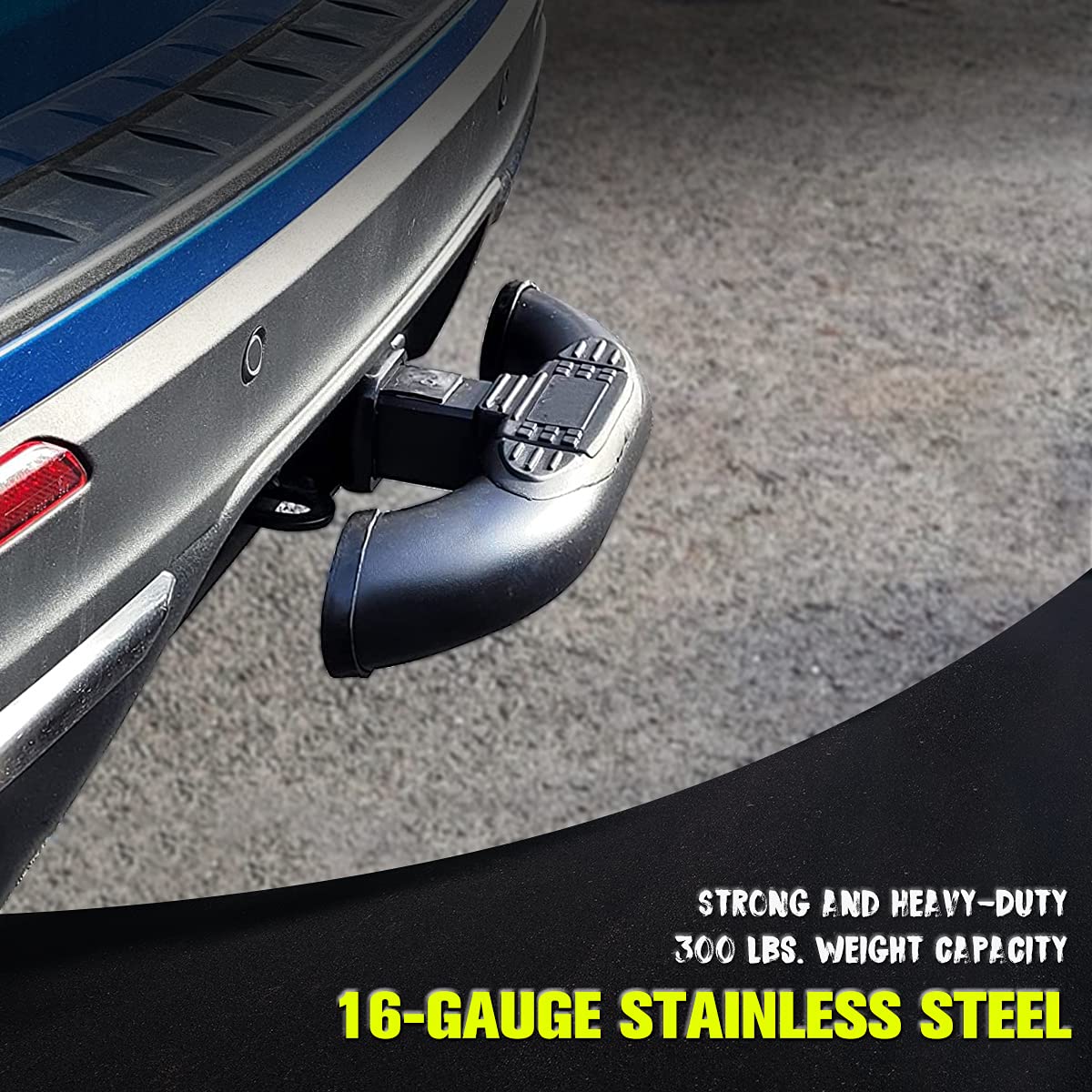 Truck Bumper Step 8 Inch Drop Hitch Step For 2 Inch Receiver - 500lb ...