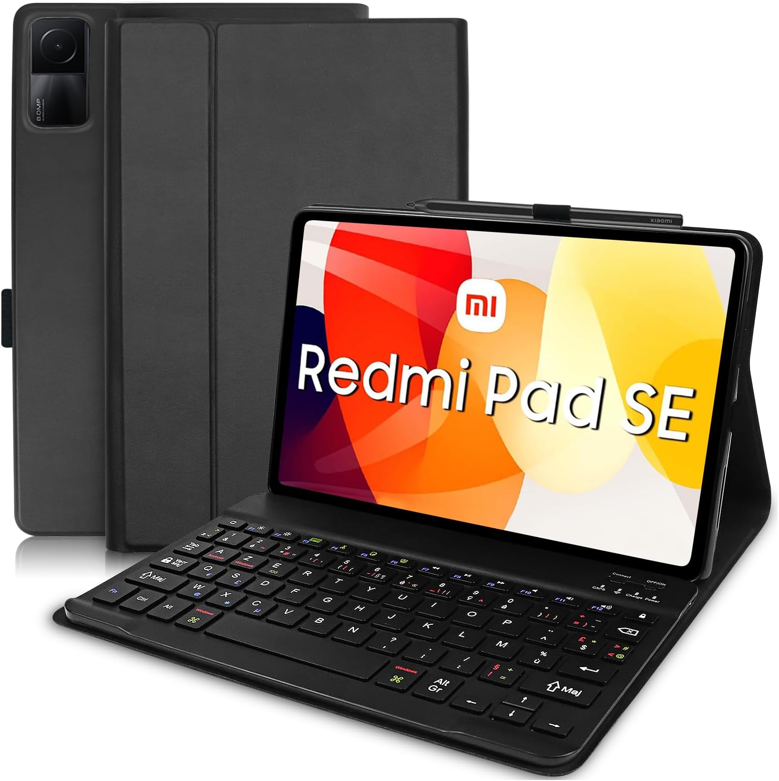 Xiaomi Redmi Pad Pro Keyboard Étui clavier Bluetooth Noir : Amazon.fr ...