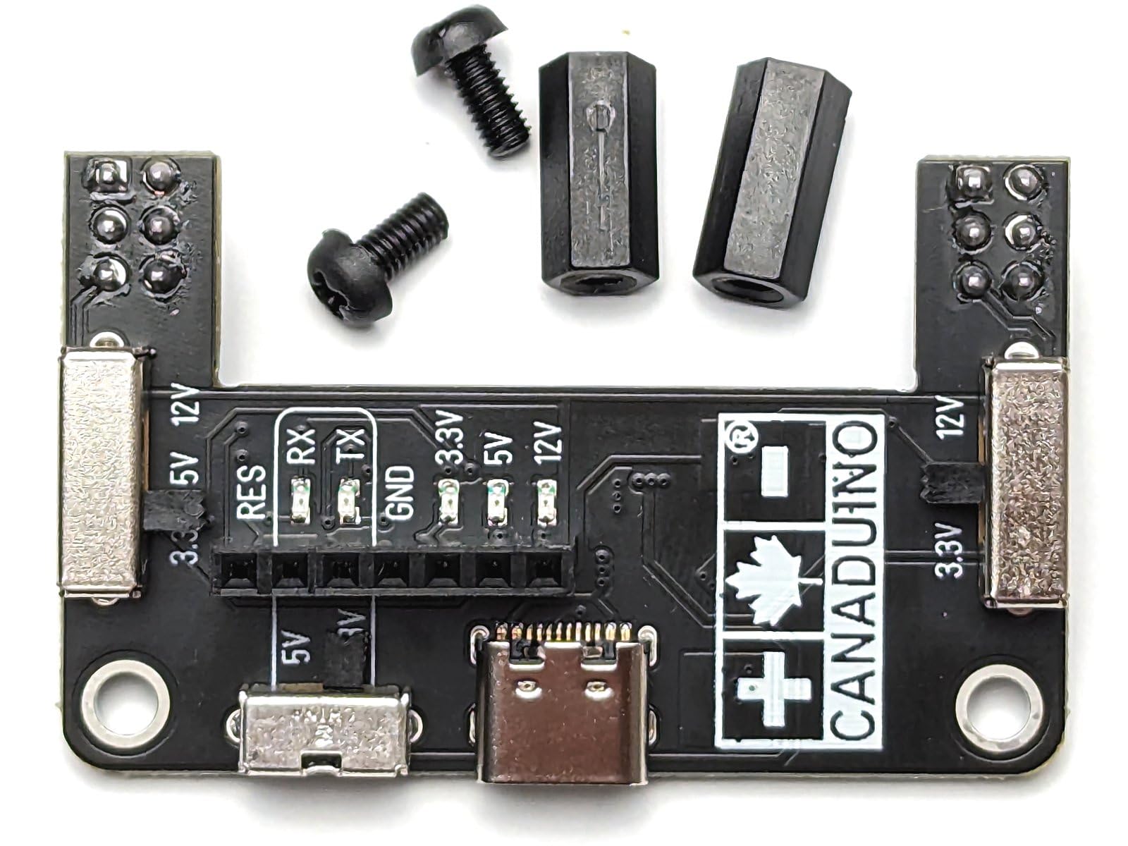 CANADUINO Breadboard Power Supply Module 3.3V, 5V, 12V with USB TTL UART : Amazon.ca: Electronics