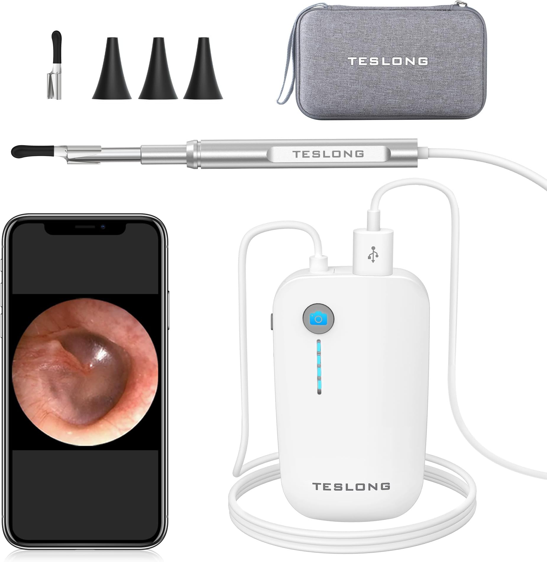 Amazon.com: 【Lifetime Warranty】5th Gen Dr Mom Professional Otoscope ...