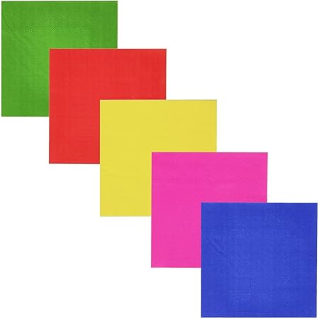 Amazon.com: Party Essentials 2-Ply Paper Luncheon Napkins, Assorted ...