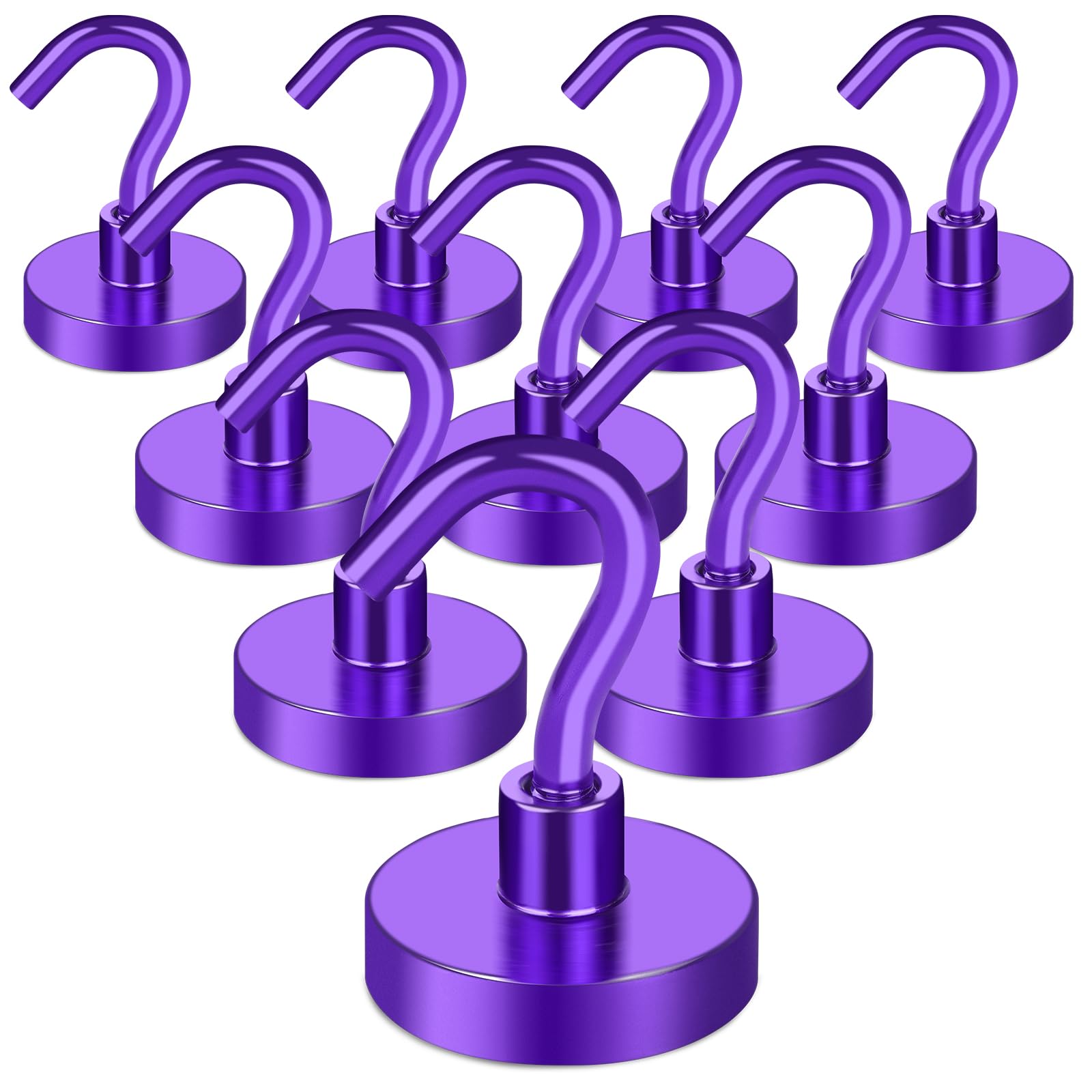 Amazon.com: MIKEDE Magnetic Hooks, 40Lbs+ Heavy Duty Magnet Hooks for ...