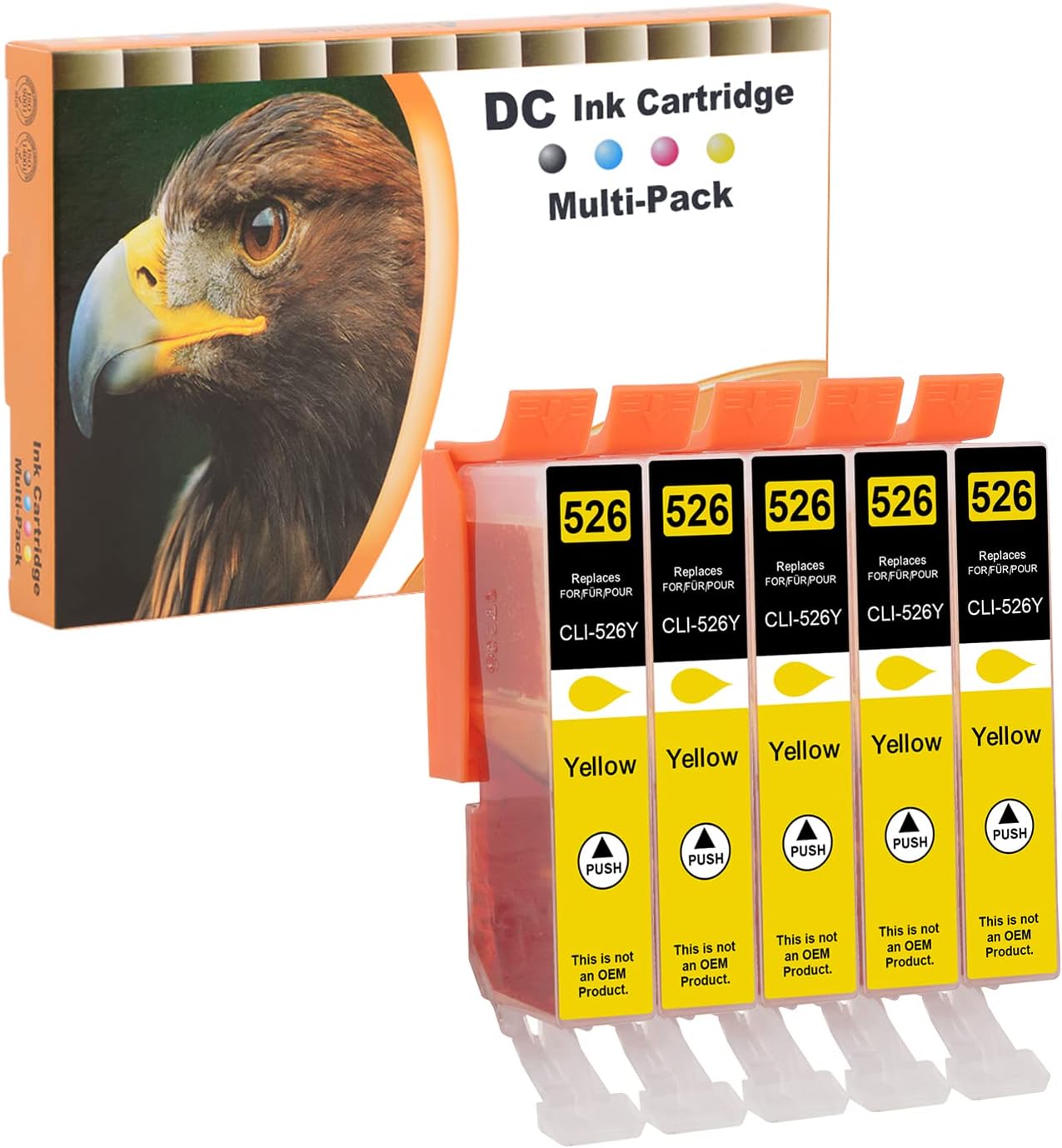 D&C 9X Cartouche d'encre Compatible pour Canon PGI-525 CLI-526 pour ...