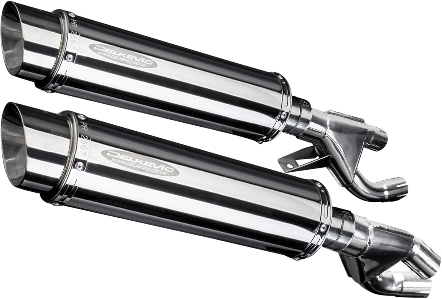 Delkevic Aftermarket Slip On compatible with Yamaha VMAX 1200 SL10 14 ...