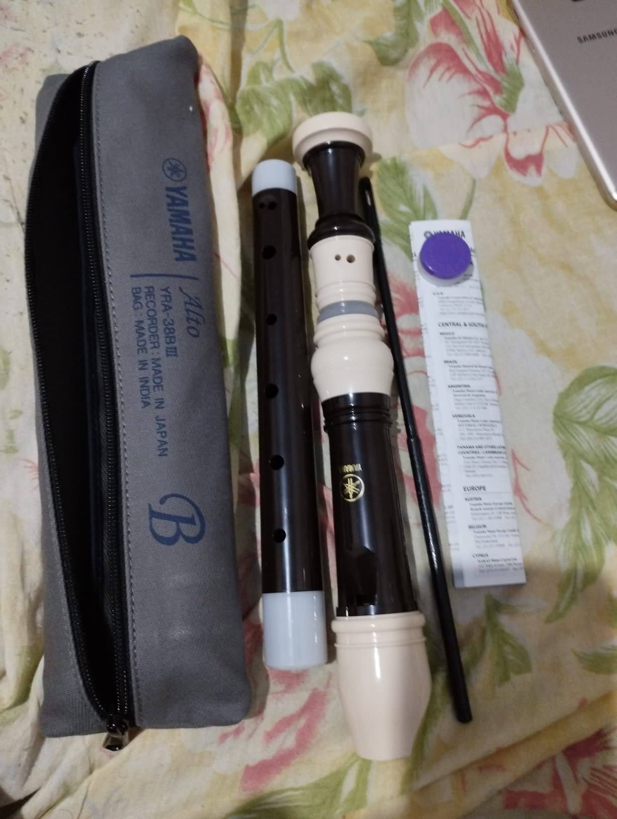 Flauta Yamaha Contralto Barroca YRA38BIII : Amazon.com.br: Instrumentos ...