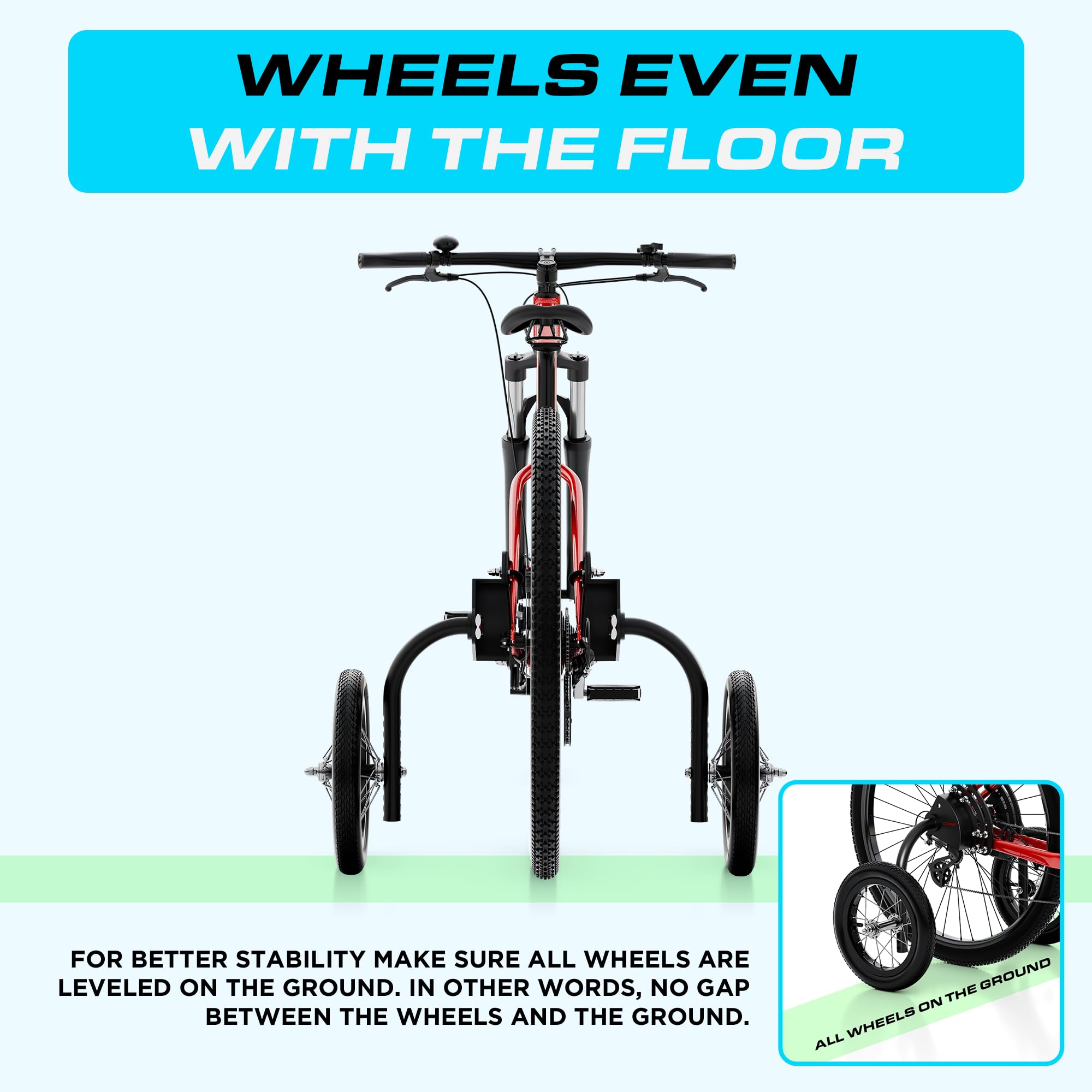 Snapklik.com : Bicycle Training Wheels, Adult Bicycle Stabilizer For ...