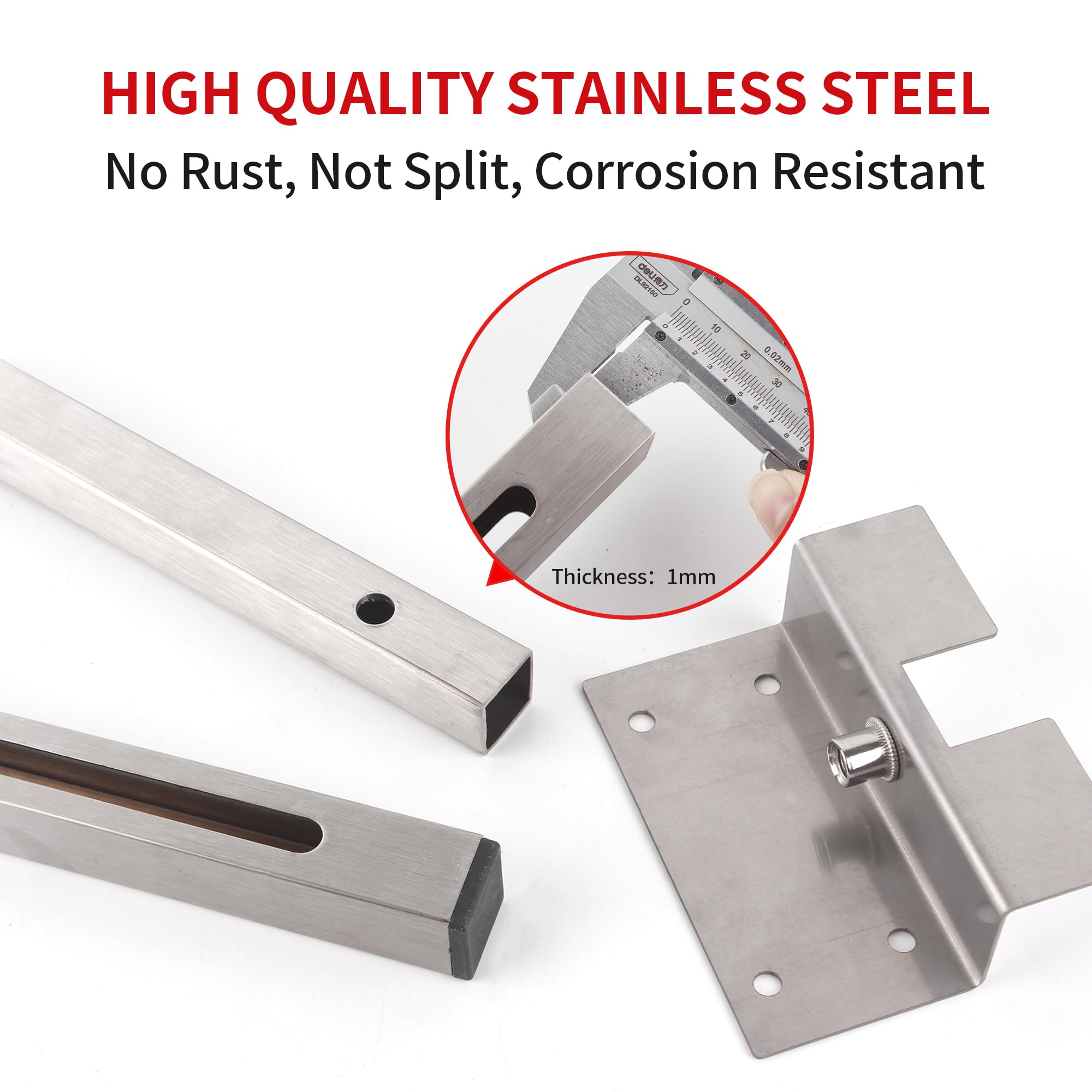 TYESTAND CPT-4 Undermount Sink Supports Brackets Adjustable Stainless ...