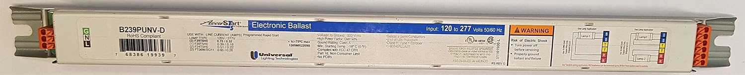 Ballast/Transformer neon lamp 24-36-39W 120-277 VAC : Amazon.co.uk: DIY ...