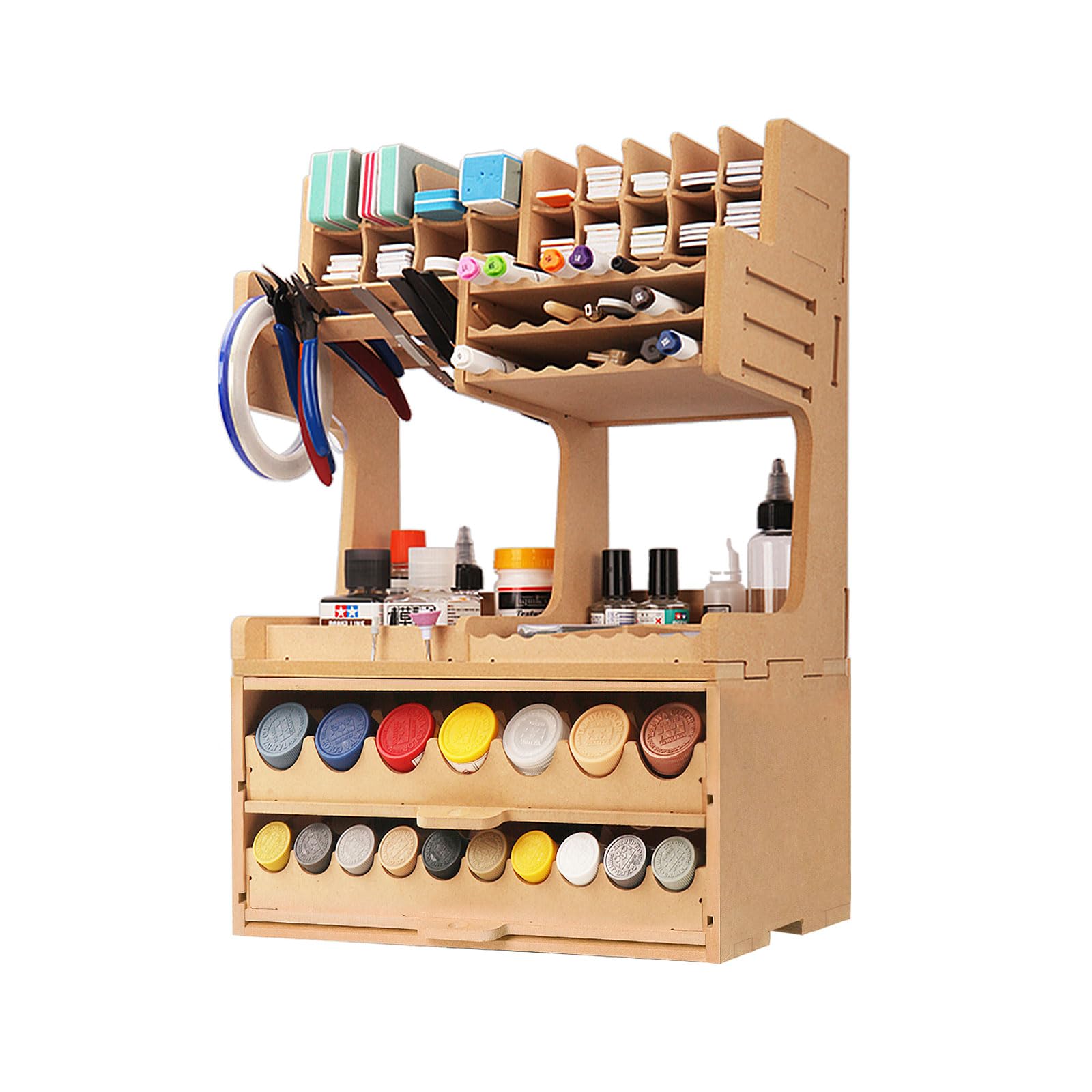 Amazon.com: Bucasso Plastic Model Paint Rack Model Tool Organizer Paint ...