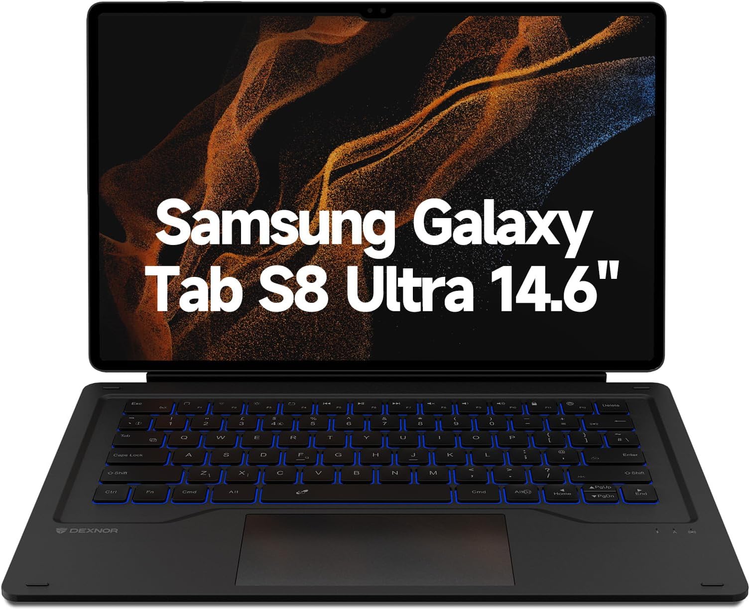 Dexnor Keyboard Case For Samsung Galaxy Tab S8 Ultra Keyboard 14.6 Inch ...