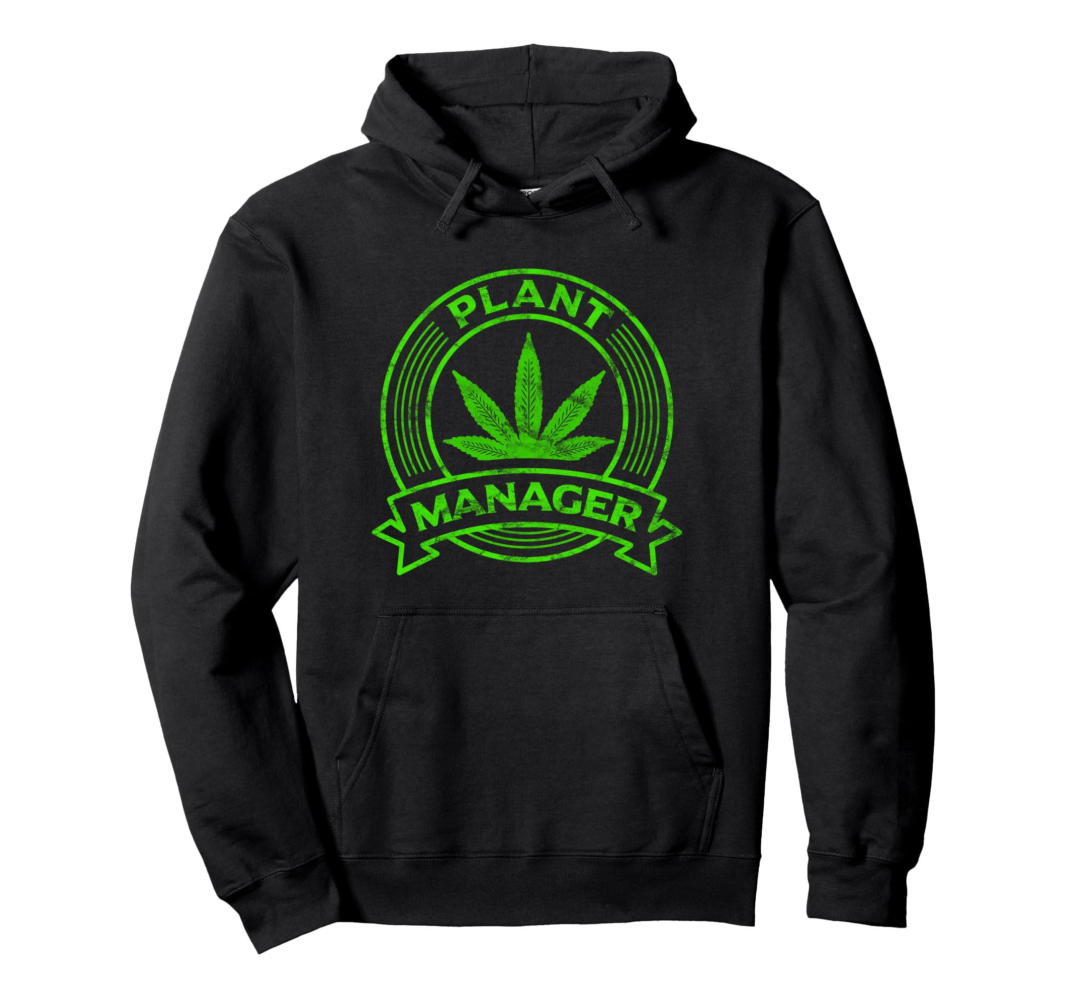 Amazon.com: Cannabis Hoodie Marijuana Weed Pot Plant Manager Clothes ...