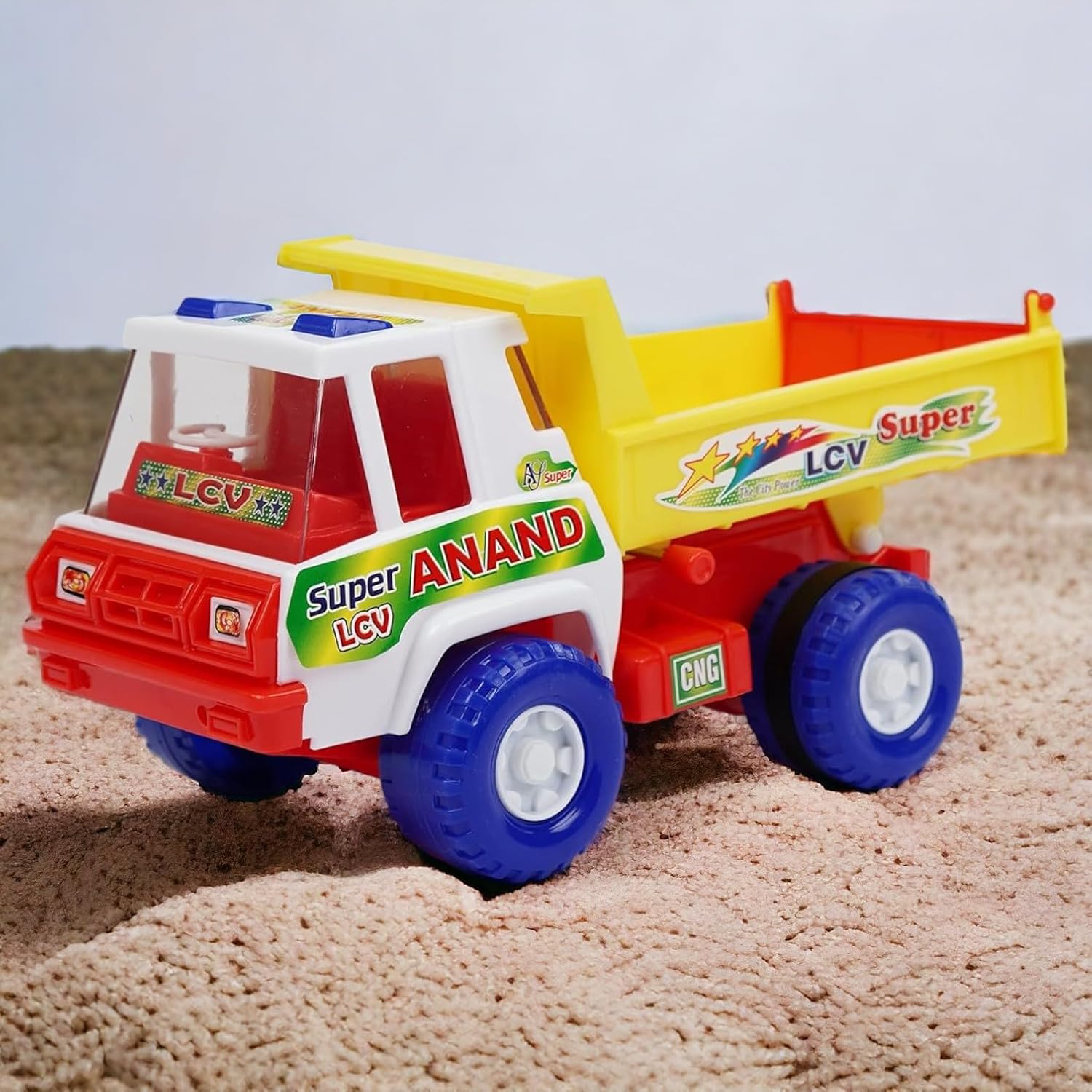 Toys Treasure Heavy Duty Toy Truck Friction Powered Super Lcv Dumper ...
