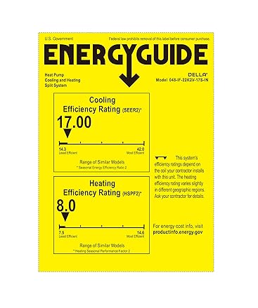 Amazon.com: DELLA Econo Series 22000 BTU Mini Split Air Conditioner 17 ...