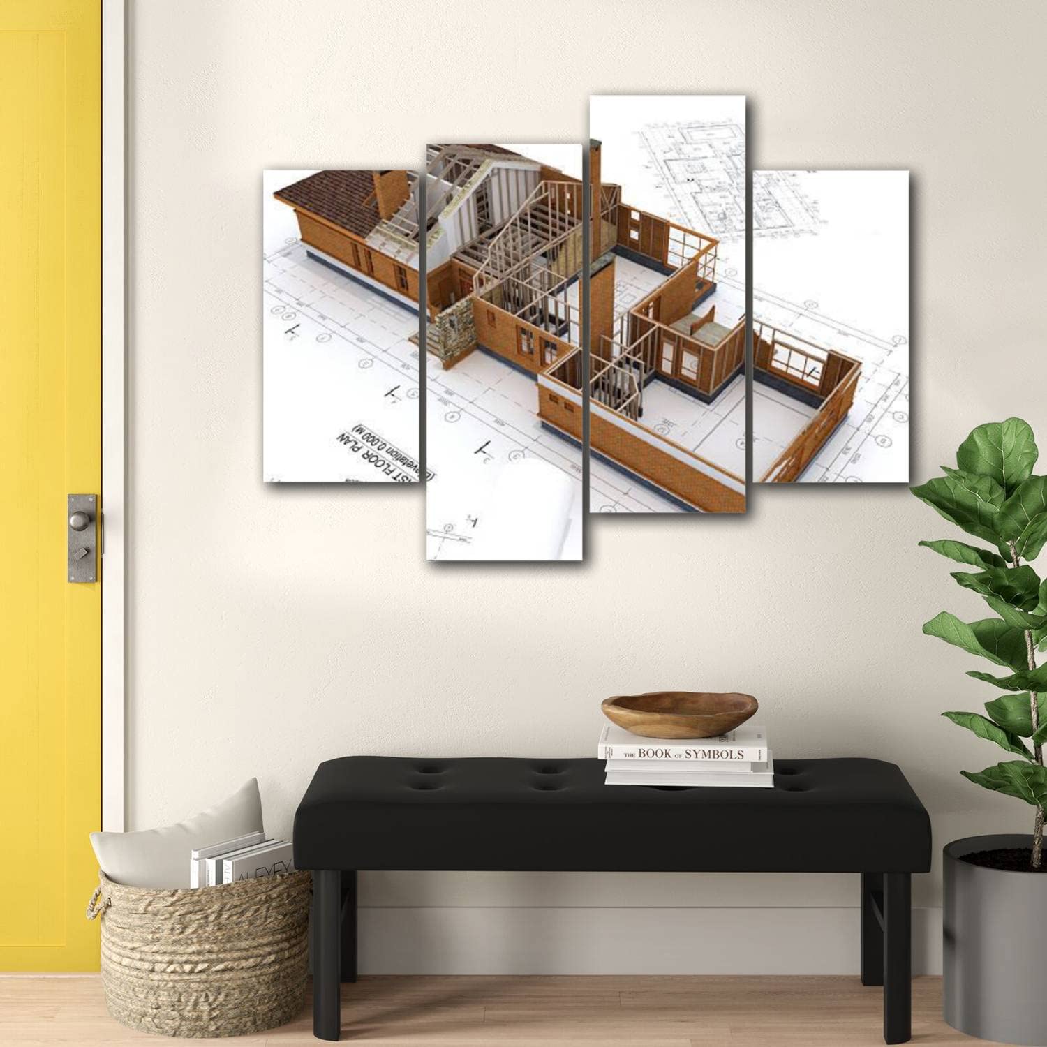 Residential Construction Blueprint Wall LBP Design And Drawings For