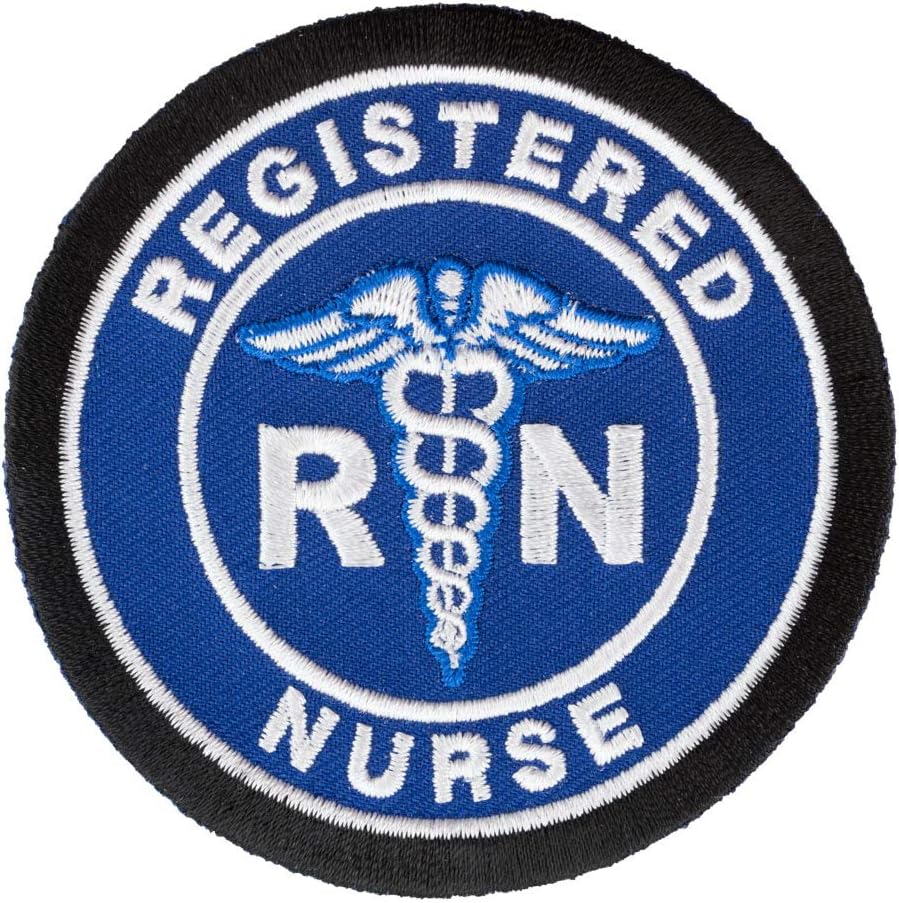 Amazon.com: Generic Registered Nurse RN Patch - 3.5x3.1 inch ...