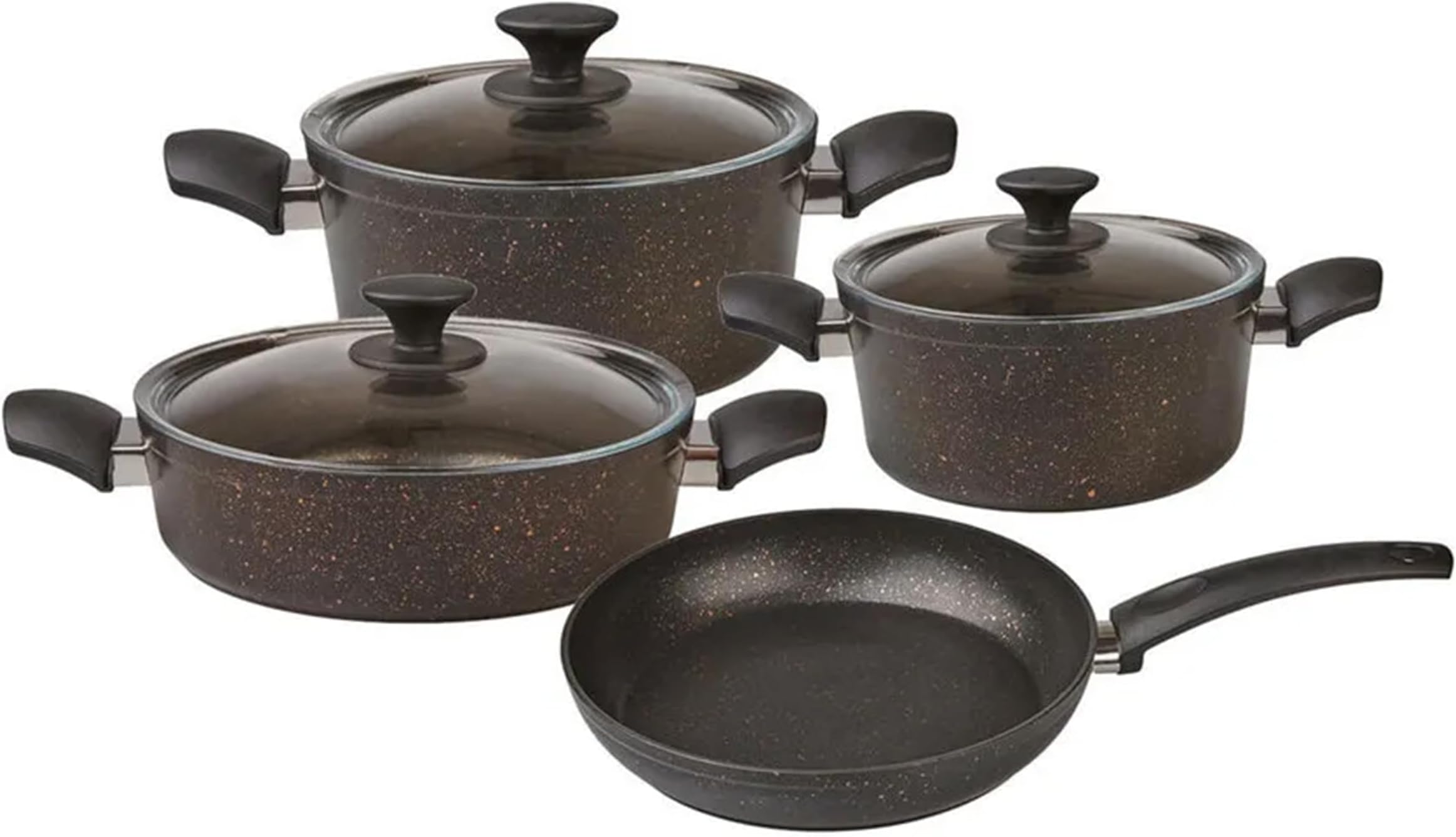 Amazon.com: KARACA Biogranite Non Stick Cookware Rosegold Set of 12 ...