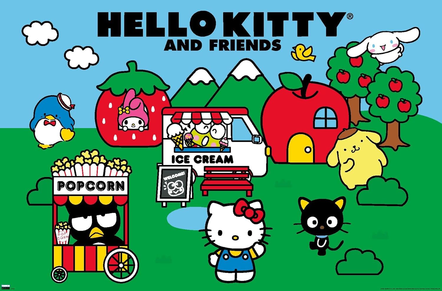 Amazon.com: Trends International Hello Kitty and Friends: 21 Core ...