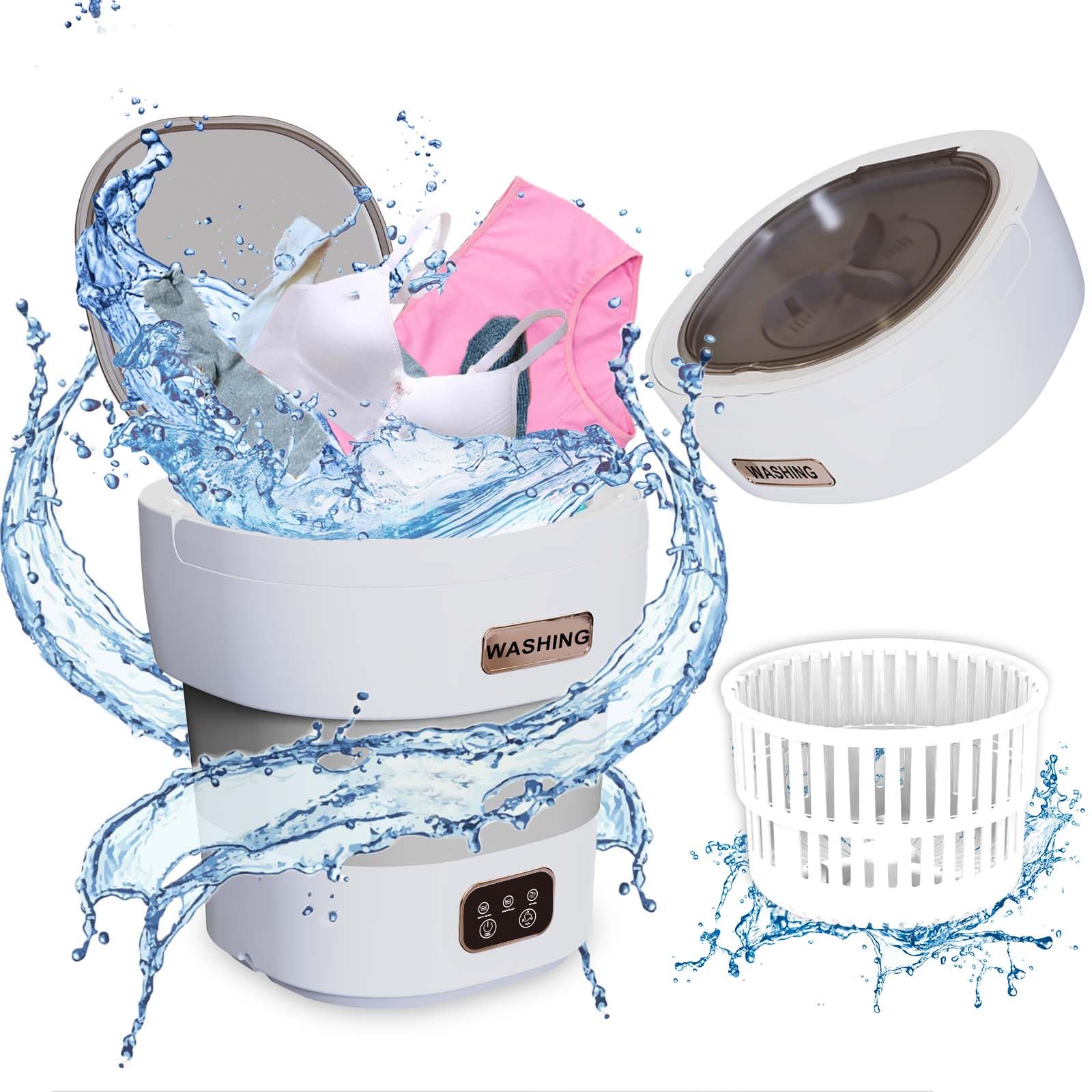 Amazon.com: Portable Washing Machine, 15L Large Capacity New Upgraded ...