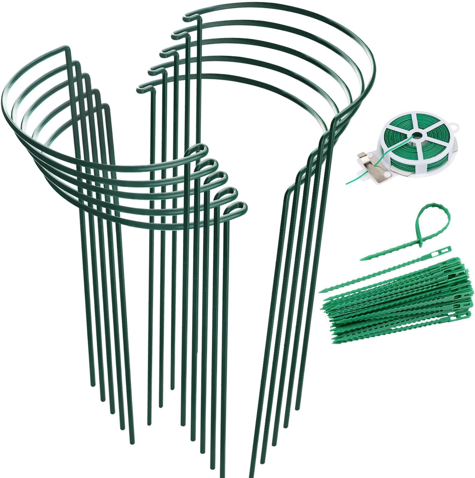 Amazon.com : Joyhalo 12 Pack Peony Cages and Supports, 16 Inch Plant ...