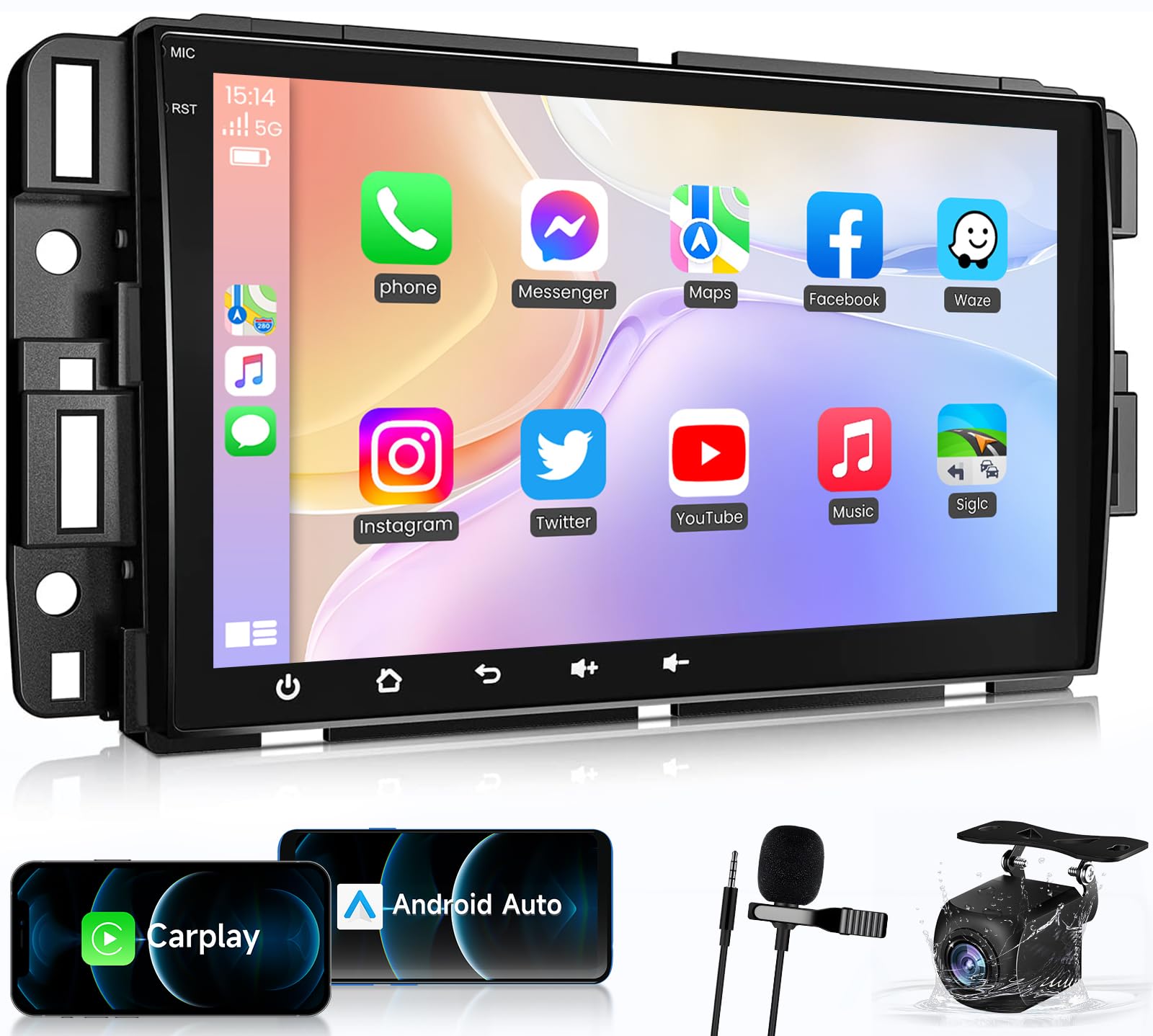 Amazon.com: Car Stereo Radio for Chevy Silverado/GMC Sierra Acadia ...