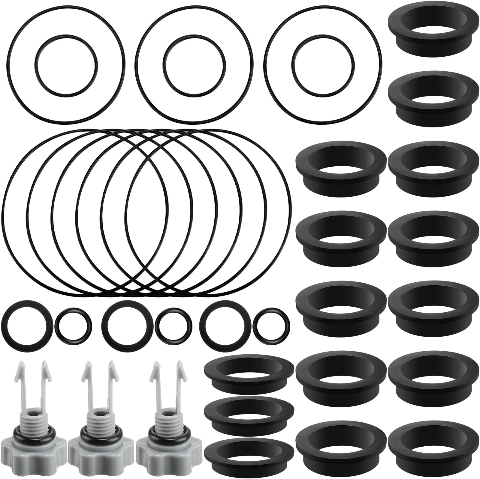Amazon.com: CroBlissful 36 Pcs Sand Filter Pump Seal Gasket Kit O Ring ...