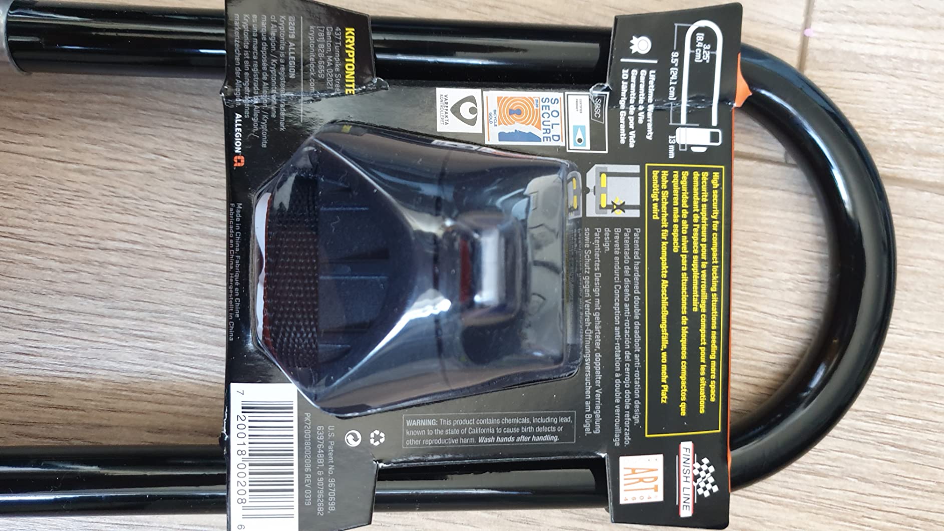 Kryptonite Evolution Mini-9 Lock with Flex Frame U-Bracket - Orange, 9-Inch, Black : Amazon.co ...