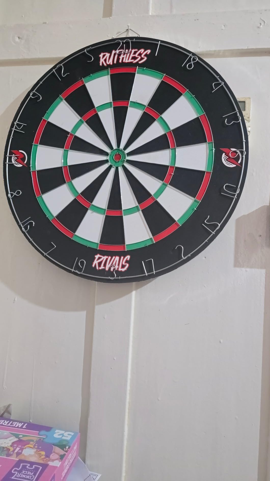 Ruthless Rivals Family Dart Board Game | Double Sided Dartboard Set ...