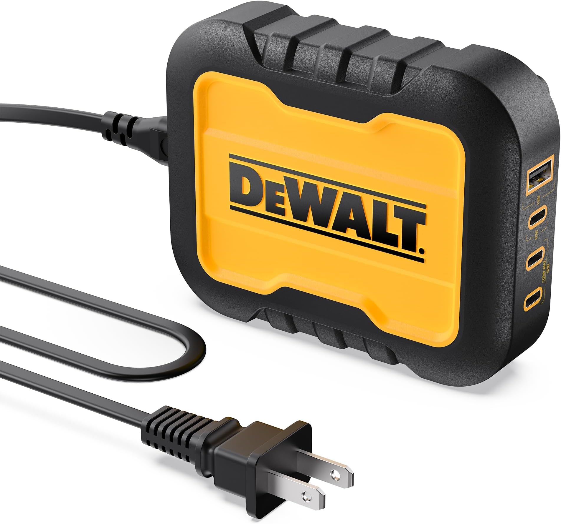 Amazon.com: DEWALT 4 Port USB Charger Block, 100W USB C Charger ...