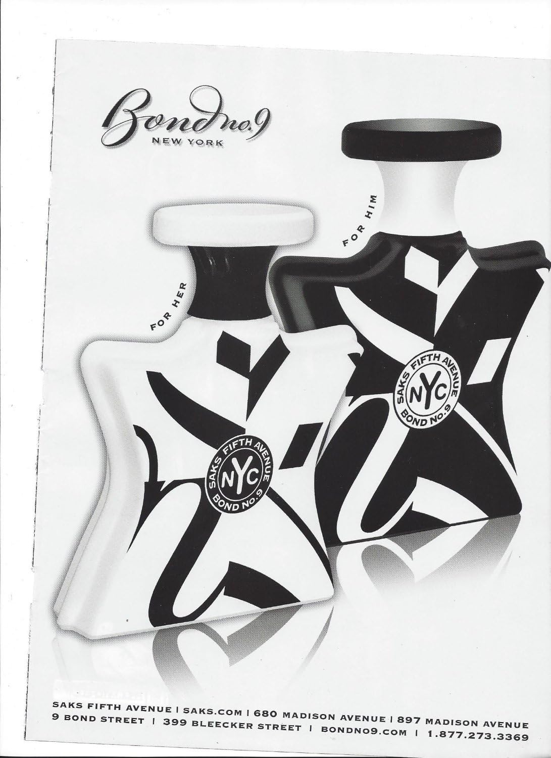 Amazon.com: MAGAZINE ADVERTISEMENT For Bond No. 9 Fragrance Black ...