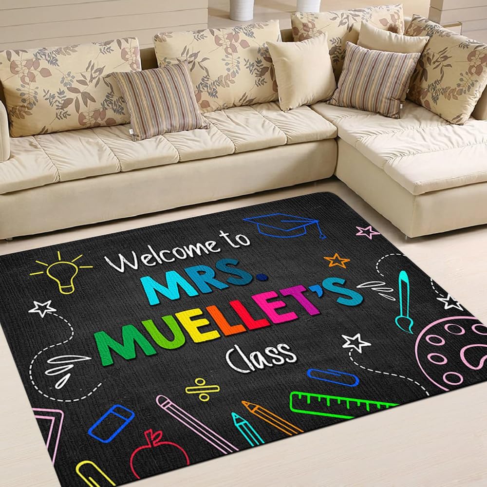 Amazon.com: CHILLGEN Classroom Rugs for Kids, Kid Rugs for Bedroom Boys ...