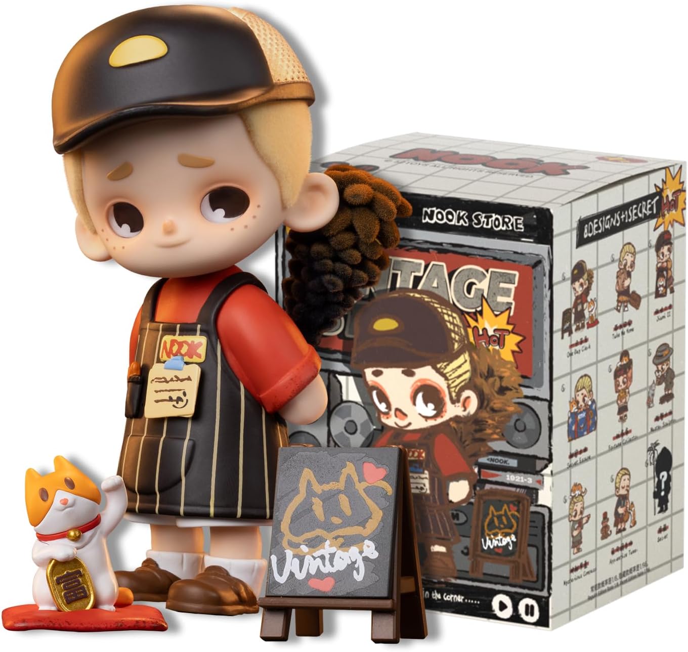Amazon.com: 52TOYS Nook in Vintage Store Series Action Figure ...