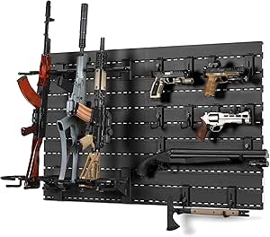 Savior Equipment Wall Rack System Heavy-Duty Steel Tactical Rifle ...