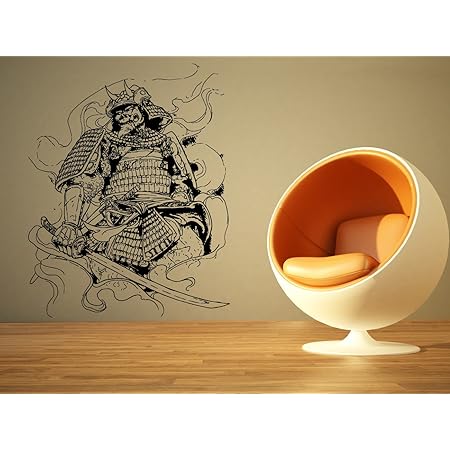 Amazon.com: Vinyl Wall Decal Japanese Samurai Asian Warrior Fighter ...