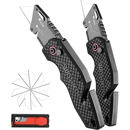 Amazon.com: KompaktGear Utility Knife – Box Cutter Knife Heavy Duty ...