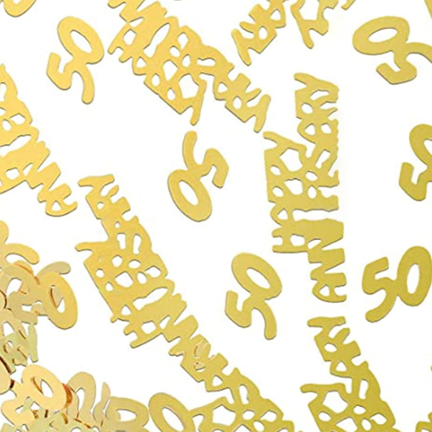 Omenluck 50th Anniversary Confetti Golden Wedding Anniversary ...