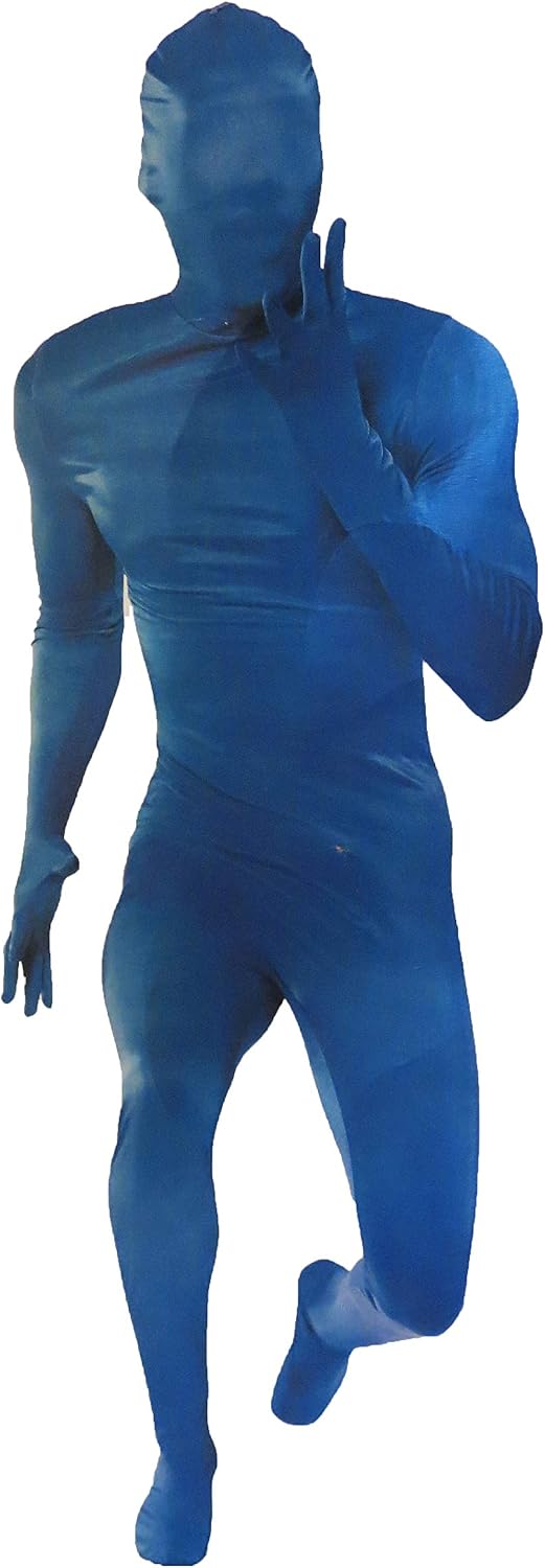 Amazon.com: Blue Morph Skin Suit Adult Mens Large 42-44 Chest ...